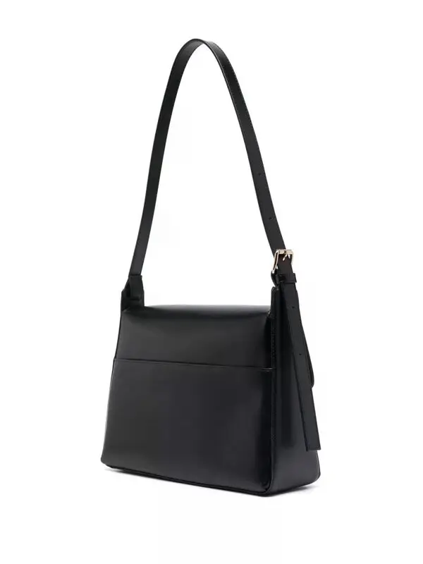 A.p.c. Virginie Leather Shoulder Bag - Black