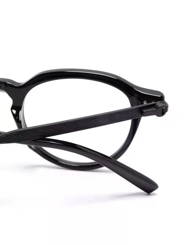 Dunhill Pantos-frame Glasses - Black