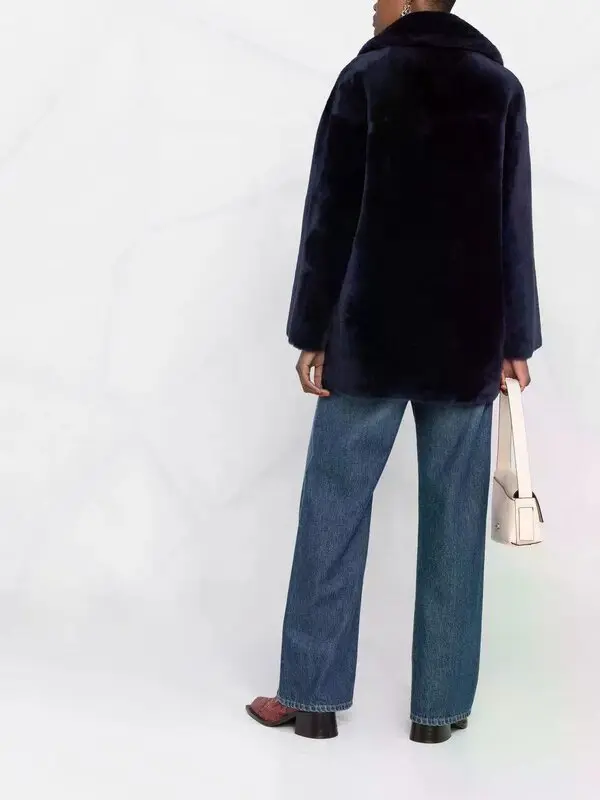 BLANCHA Double-breasted Shearling Jacket