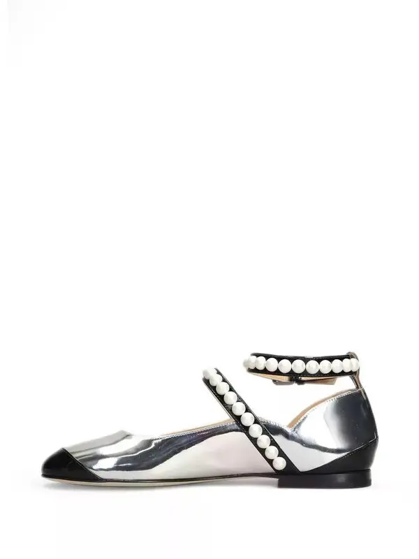 Mach & Mach Panelled-design Ballet Flats