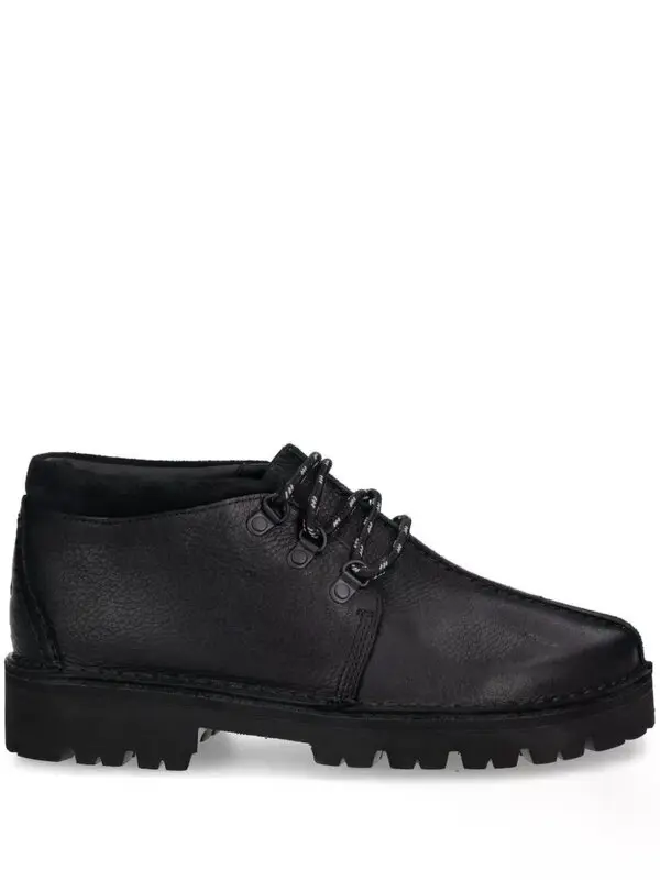 Clarks Trek Hike Derby Shoes - Black