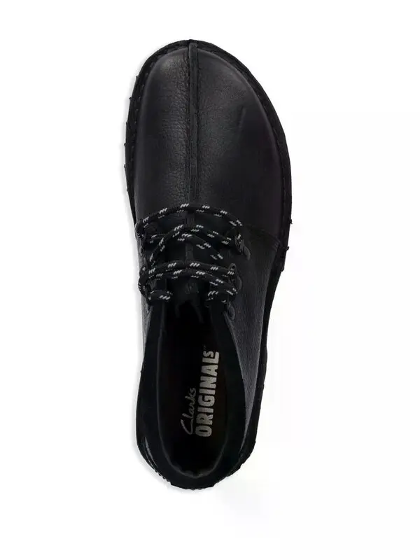 Clarks Trek Hike Derby Shoes - Black