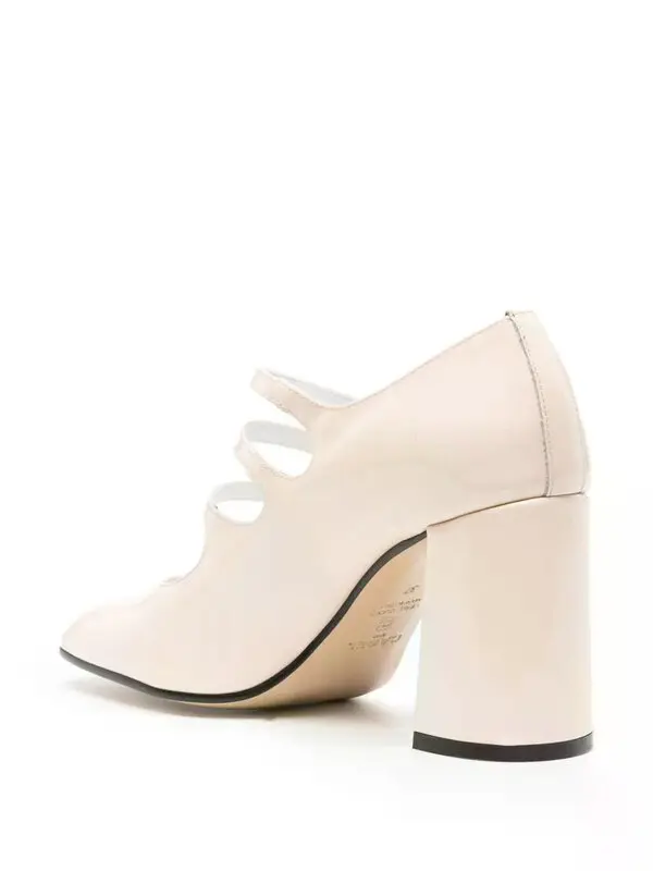 CAREL Keel 85mm Patent-leather Pumps - Neutrals