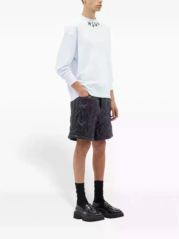 MSGM Logo-print Cotton Sweatshirt