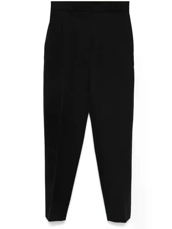 LANVIN Tailored Tapered Wool Twill Trousers