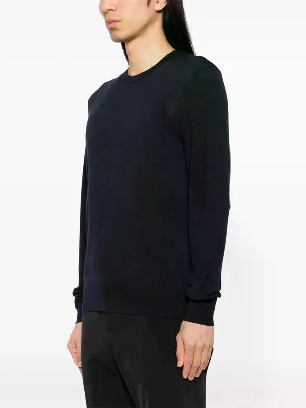 TOM FORD Wool Crew Neck Jumper - Blue