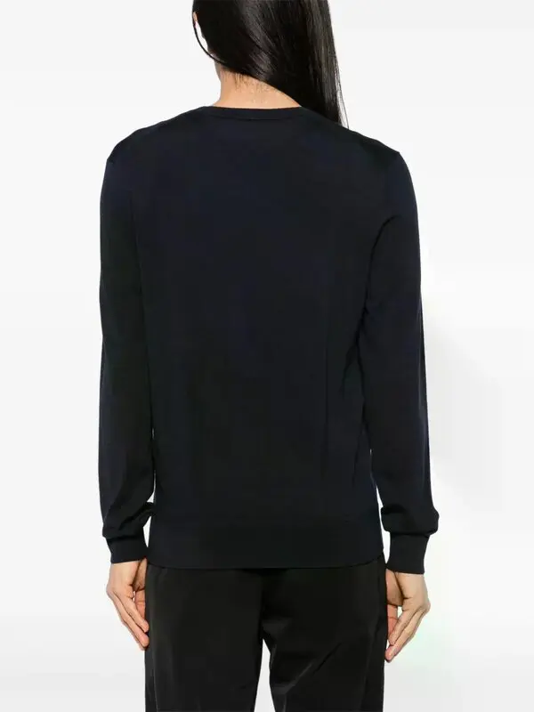 TOM FORD Wool Crew Neck Jumper - Blue