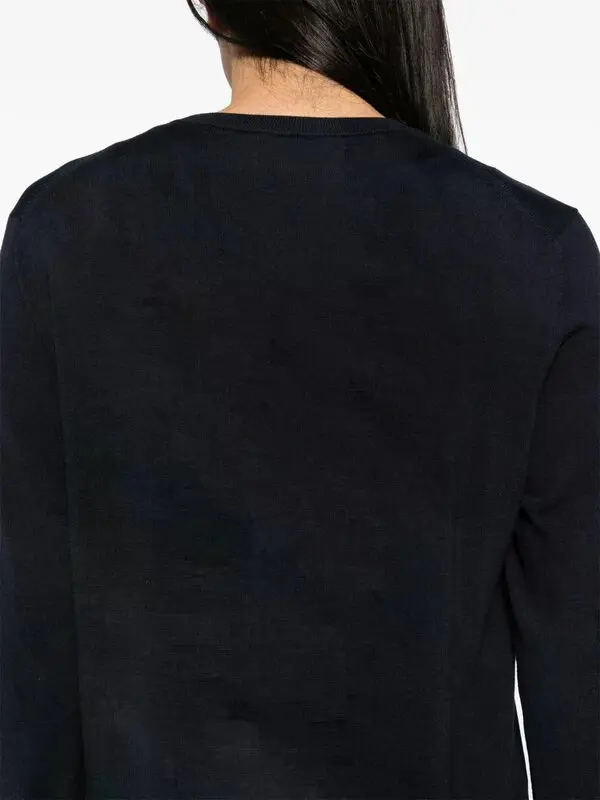 TOM FORD Wool Crew Neck Jumper - Blue