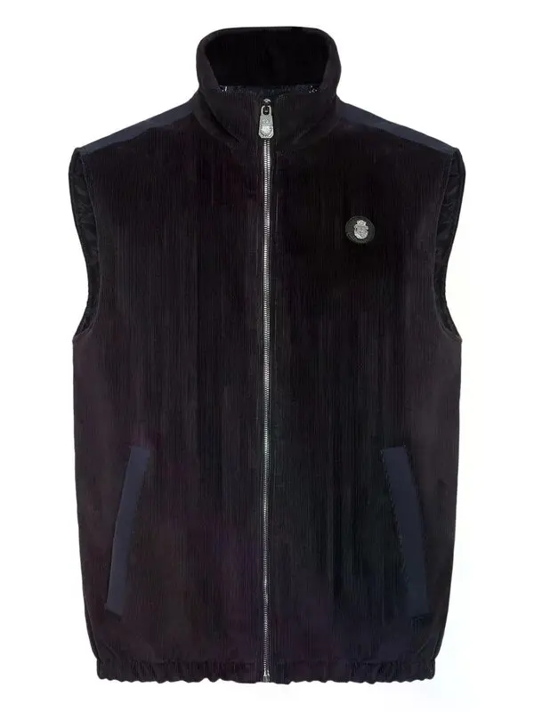 BILLIONAIRE Logo-patch Gilet