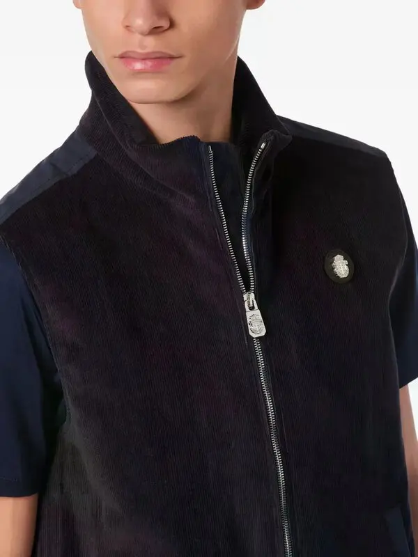 BILLIONAIRE Logo-patch Gilet