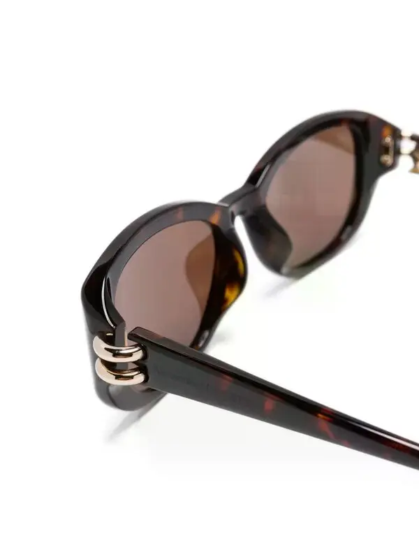 Alexander McQueen Tortoiseshell-effect Sunglasses