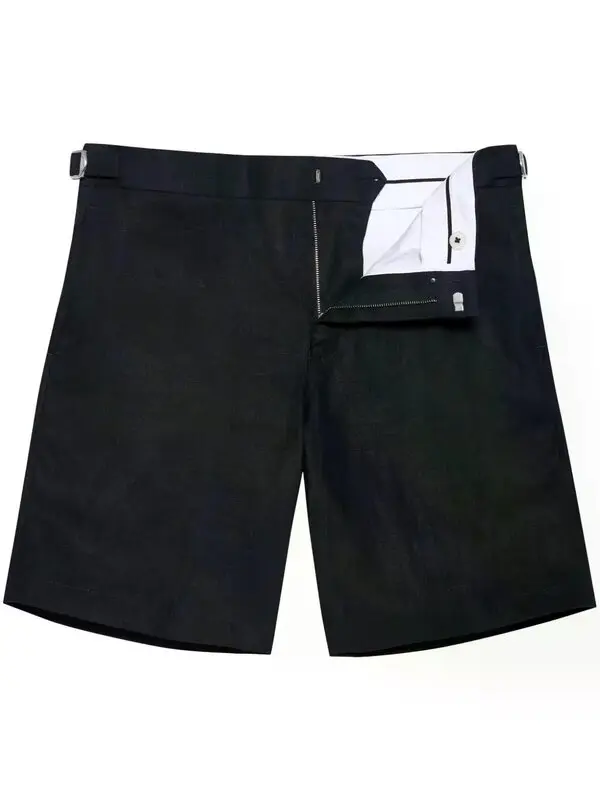 Orlebar Brown Norwich Linen Shorts - Black