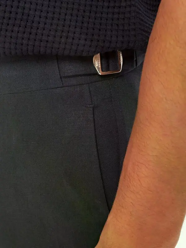 Orlebar Brown Norwich Linen Shorts - Black