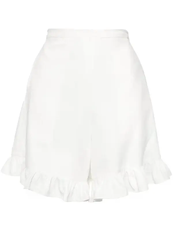 BAMBAH Hibiscus Ruffled Shorts