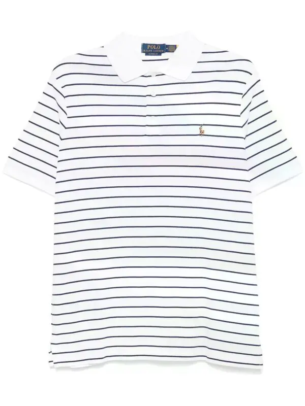 Polo Ralph Lauren Striped Polo Shirt - White
