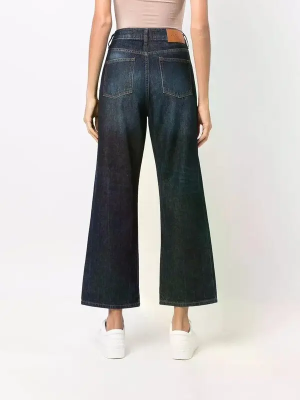 Philipp Plein Iconic Plein Wide-leg Jeans