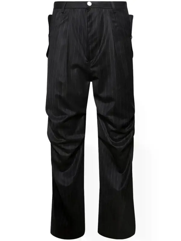 BLUEMARBLE Pinstripe Parachute Trousers