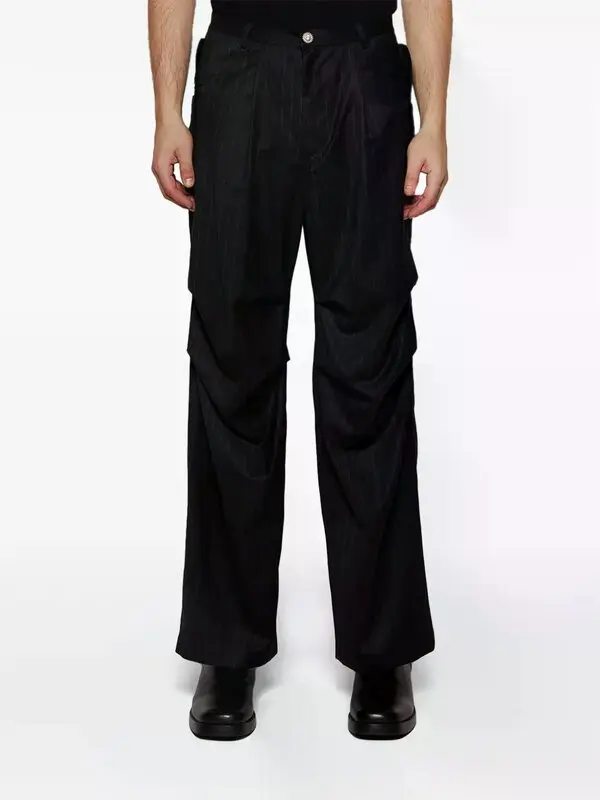 BLUEMARBLE Pinstripe Parachute Trousers