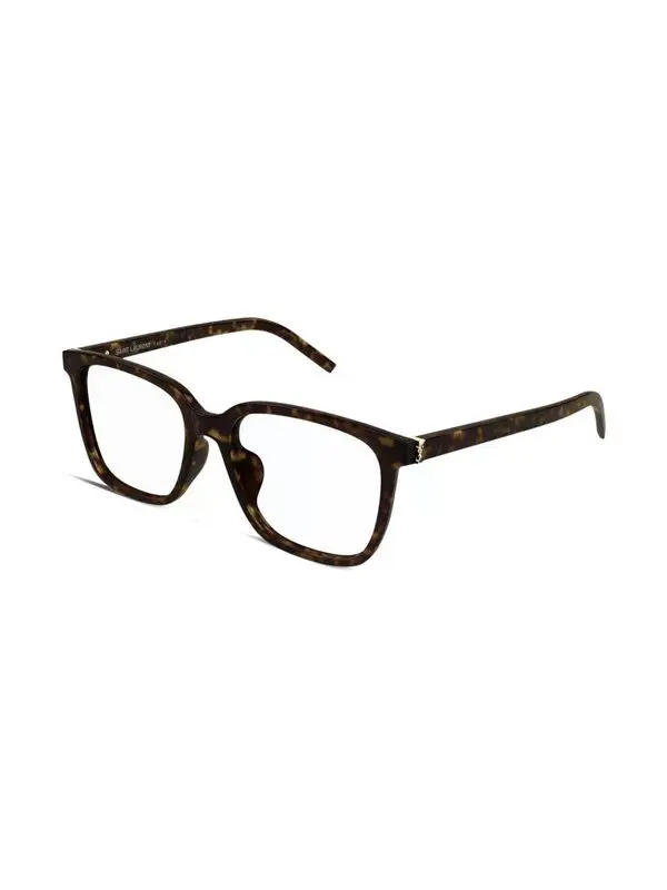 Saint Laurent Tortoiseshell-effect Square Glasses