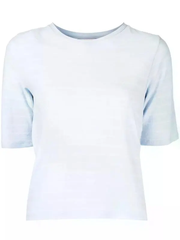 Vince Striped Short-sleeve T-shirt - Blue