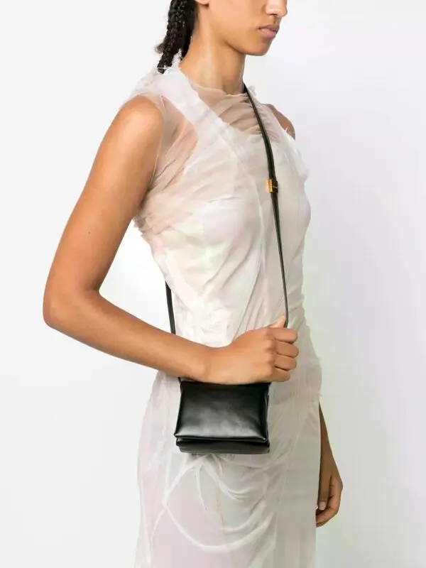 Marni Prisma Mini Leather Clutch Bag