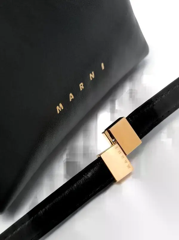 Marni Prisma Mini Leather Clutch Bag