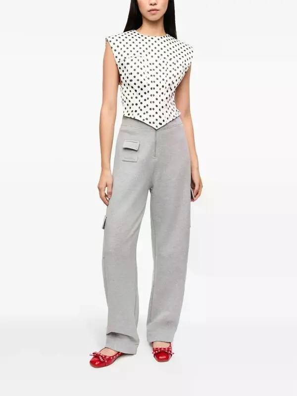 GANNI Logo-patch Track Trousers