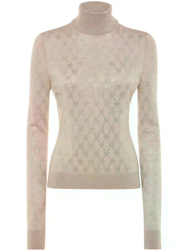 Philipp Plein Monogram Crystal-embellished Sweater