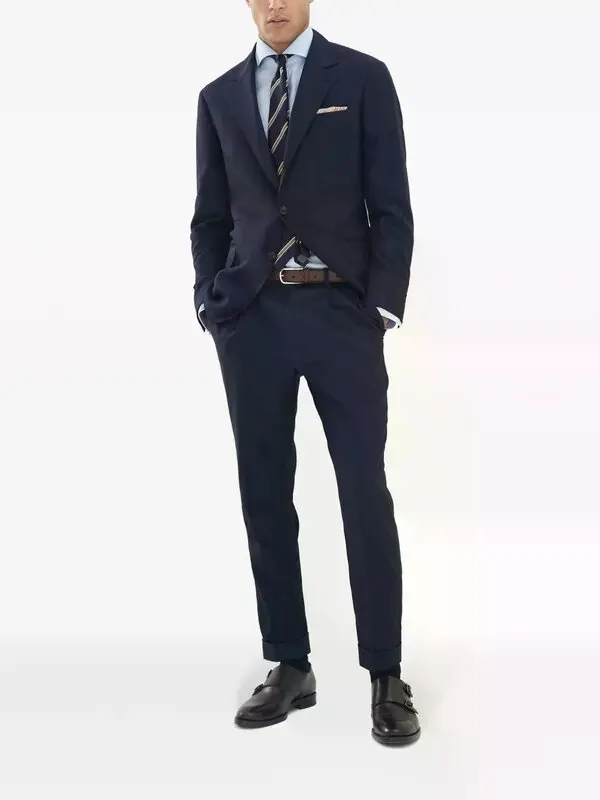 Brunello Cucinelli Tapered-leg Wool Trousers