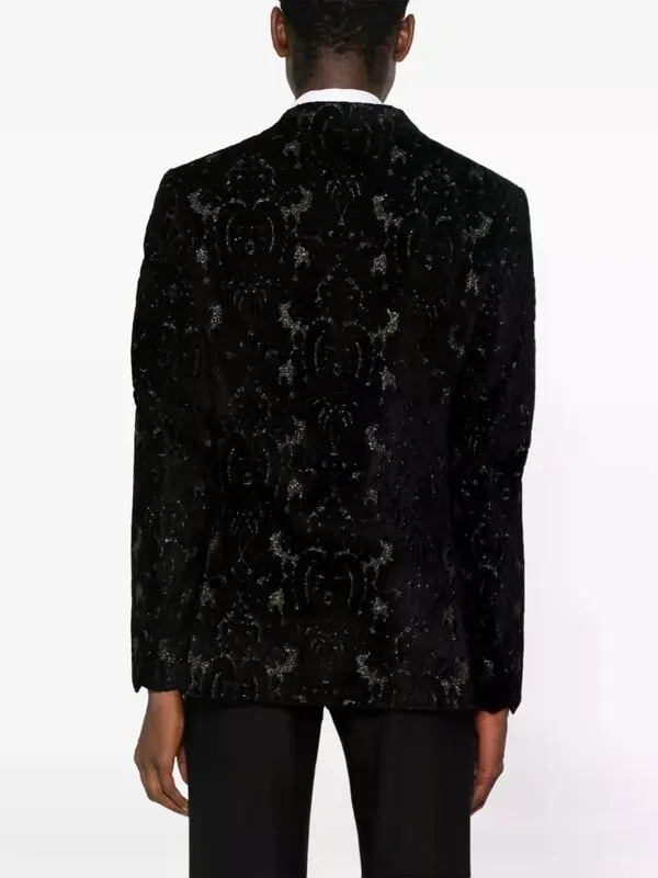 Etro Devoré-effect Single-breasted Blazer