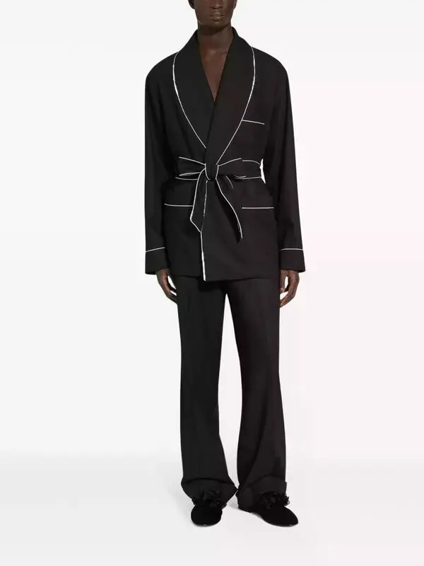 Dolce & Gabbana Contrast-trim Lounge Trousers