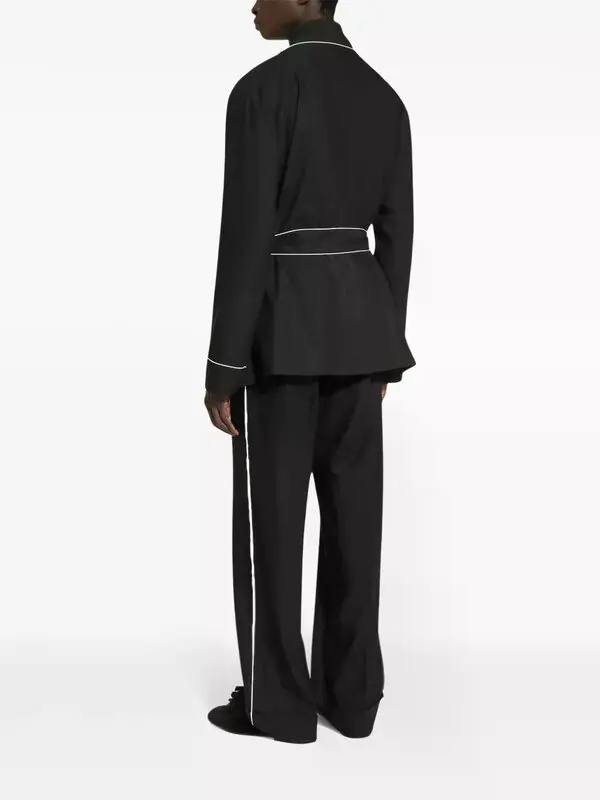 Dolce & Gabbana Contrast-trim Lounge Trousers