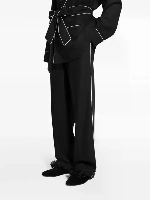Dolce & Gabbana Contrast-trim Lounge Trousers