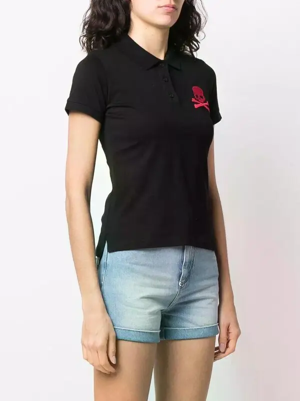 Philipp Plein Skull-patch Polo Shirt