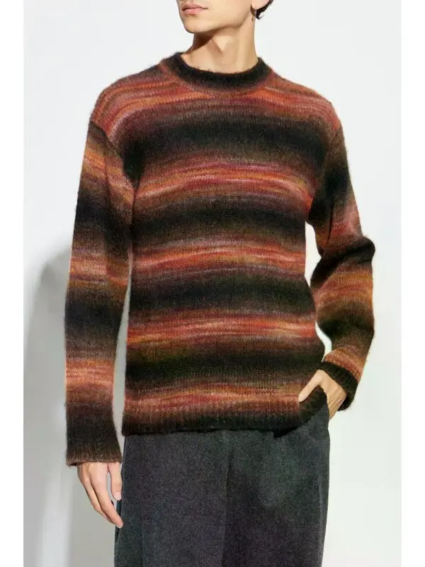 Kenzo Striped Alpaca Wool-blend Jumper