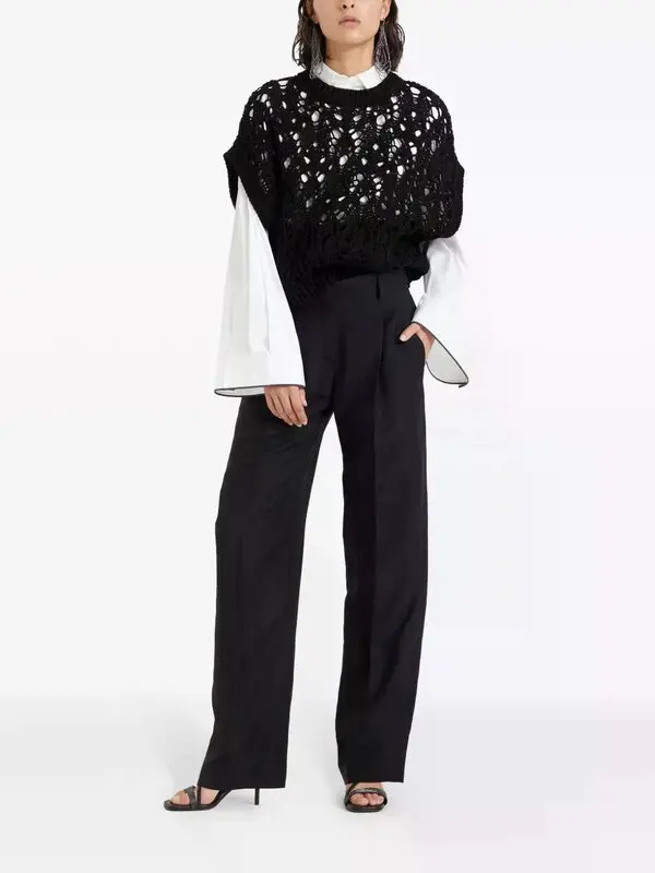 Brunello Cucinelli Contrast-border Poplin Shirt