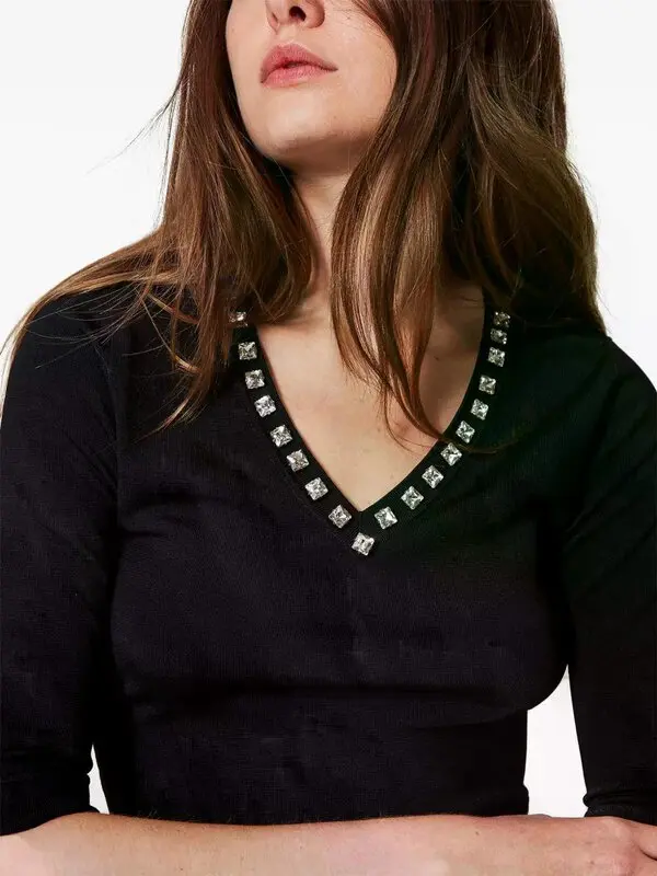 TWINSET Rhinestoned T-shirt