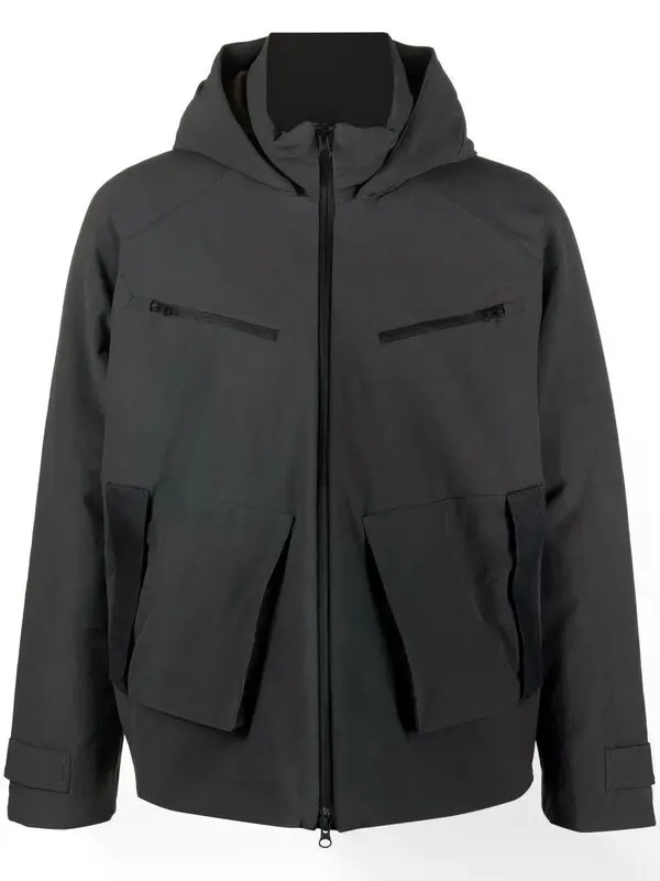 GR10K Hooded Padded Bomber Jacket