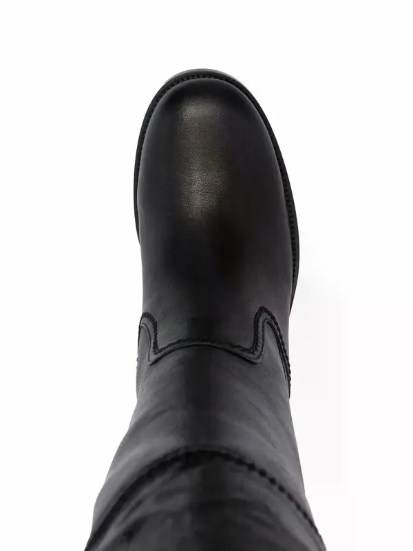 BUTTERO® Buckled Leather Boots