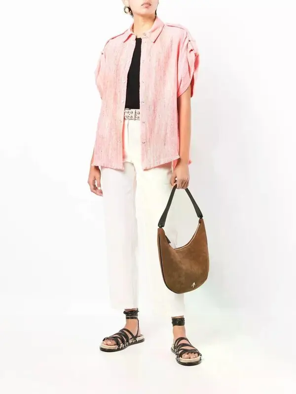 IRO PARIS Button-up Tweed Shirt