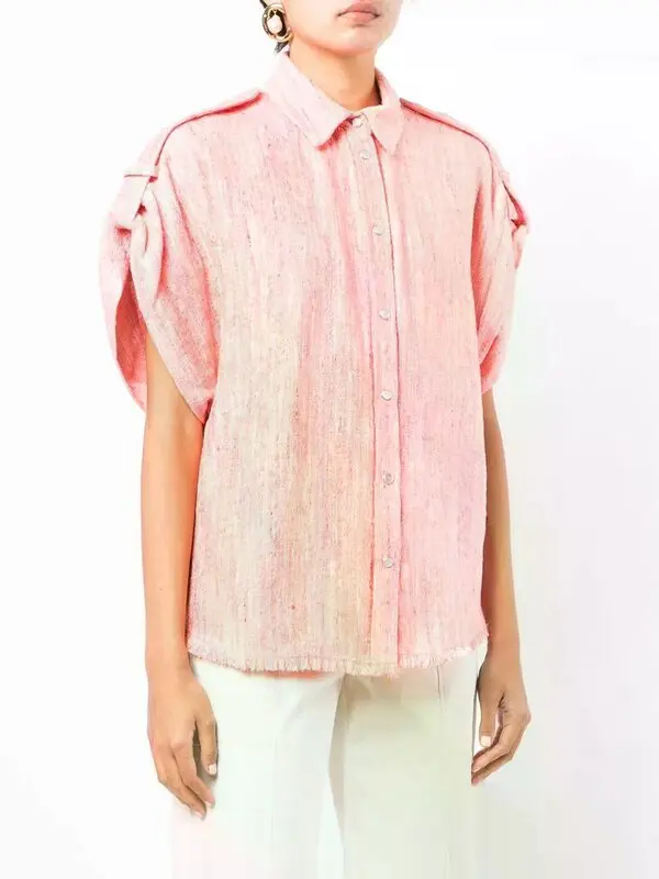 IRO PARIS Button-up Tweed Shirt