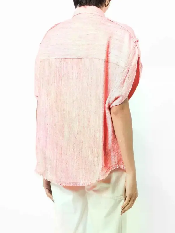 IRO PARIS Button-up Tweed Shirt