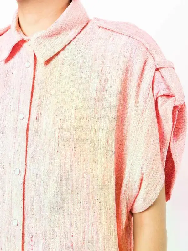 IRO PARIS Button-up Tweed Shirt