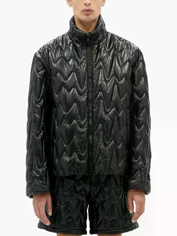 MSGM Quilted Padded Jacket - Black