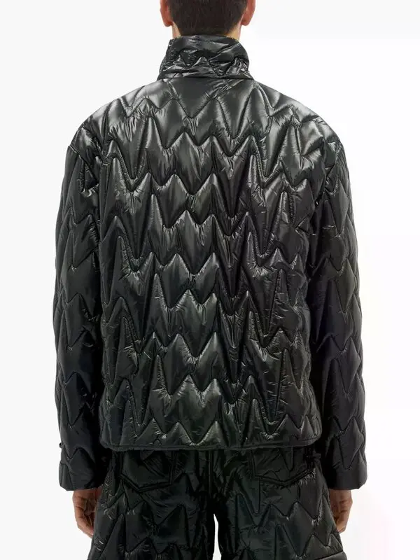 MSGM Quilted Padded Jacket - Black