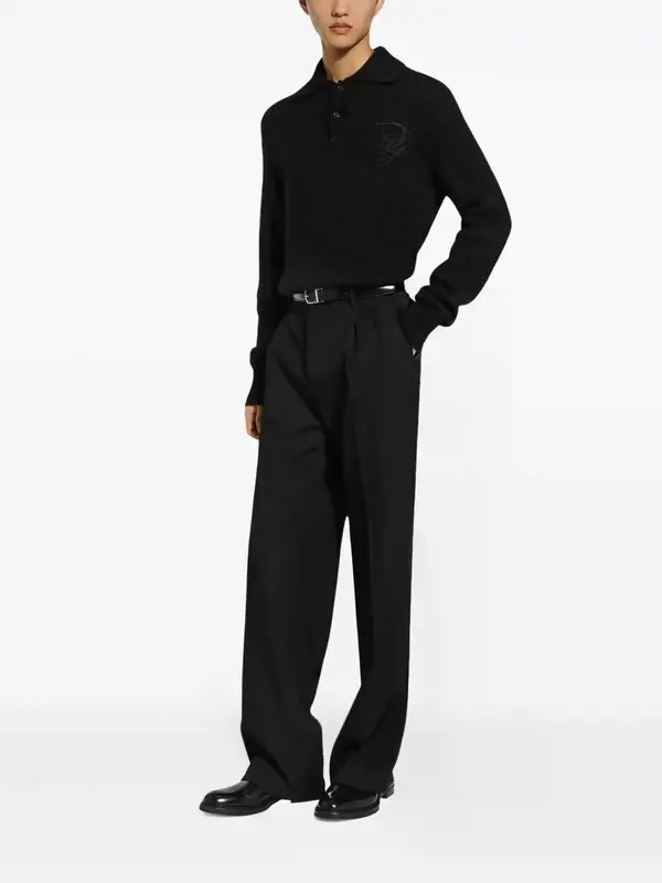 Dolce & Gabbana Logo-embroidered Polo Shirt