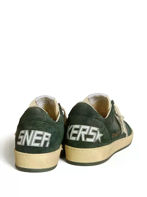 GOLDEN GOOSE Ball Star Suede Sneakers - Green