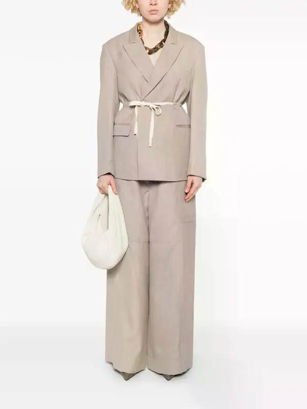 Plan C Panama Trousers - Brown