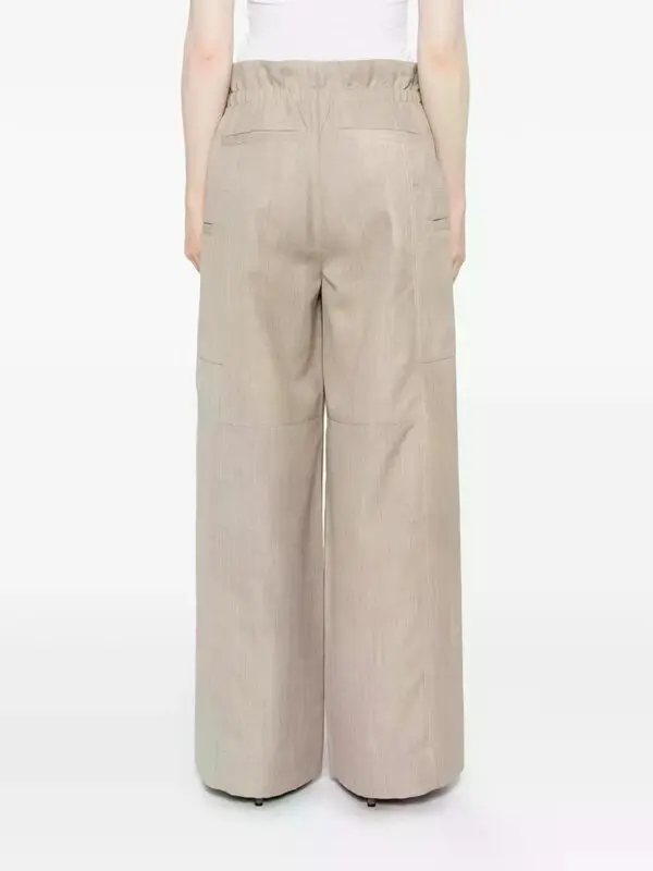 Plan C Panama Trousers - Brown