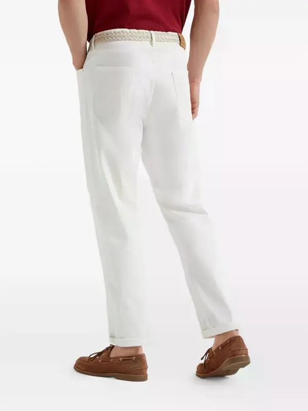 Brunello Cucinelli Cotton Jeans - White